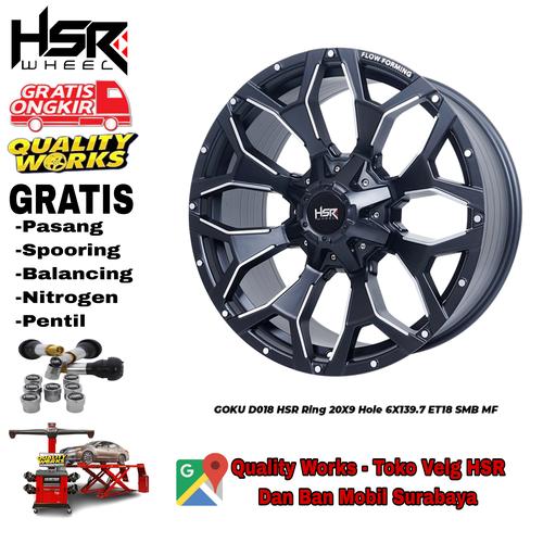 Jual Velg Mobil Pajero Fortuner Ring 20 Tapak Lebar, Velg Hsr Wheel ...