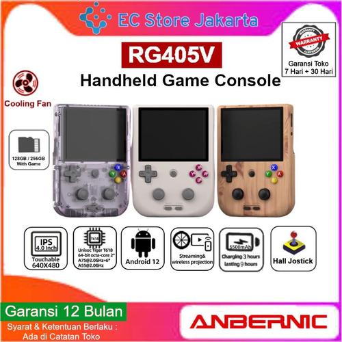 Promo ANBERNIC RG405V Handheld Retro Game Console Android With Fan ...