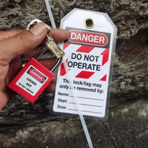 Jual 25mm Lockout Tagout Lock Padlocks for Lock Out Tag Out Safety ...