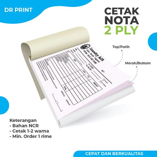 Jual order Nota Oliong Cetak Nota 2ply/rangkat Nomorator cacah ...