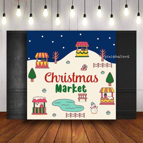 Jual MERRY CHRISTMAS BACKDROP BANNER SPANDUK NATAL MARKET BACKGROUND ...