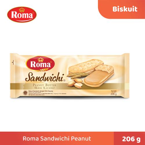 Promo Biskuit Roma Sandwichi Peanut - Jakarta Barat - Mayora Official ...