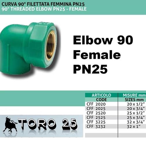 Jual keni drat dalam ATP toro ppr 20mm Elbow Drat 1/2inch - Jakarta ...