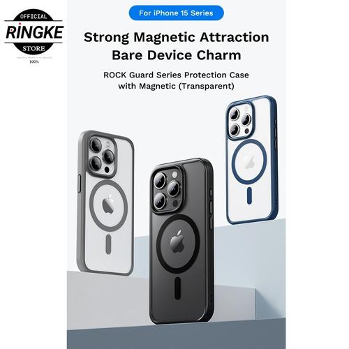 Jual Case iPhone 15 ROCK GUARD Magnetic Casing Magsafe iPhone 15 Promax ...