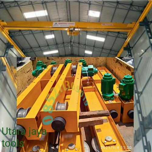 Jual motor Crane untuk Hoist 10 ton x 3 meter Saddle Crane carriage ...