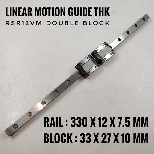 Jual THK RSR12VM Double Linear Guide 33cm 33x27x10mm RSR Bearing Rel ...
