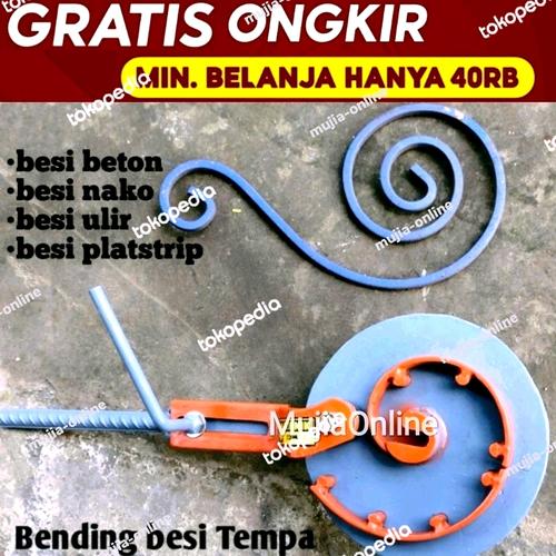 Jual Alat tekuk bending besi tempa beton nako ulir plat ornamen C ...