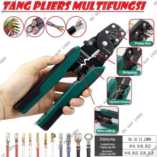 Jual Tang Potong & Kupas Kabel 4in1 Tang Crimping Krimping Skun Wire ...