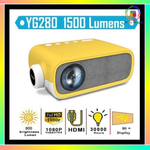 Jual Mini Proyektor LED YG280 / YG 280 LCD Portable Projector Home Theater - Putih - Jakarta ...