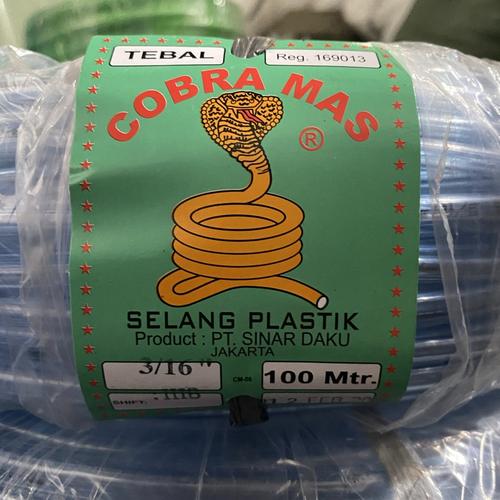 Jual Selang Air Bening Timbang Waterpass COBRA MAS TEBAL 3/16" 100Mtr ...