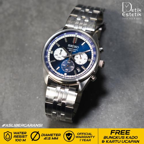 Jual Jam Tangan Pria Seiko SSB427P1 / SSB427 Chronograph Blue Dial ...