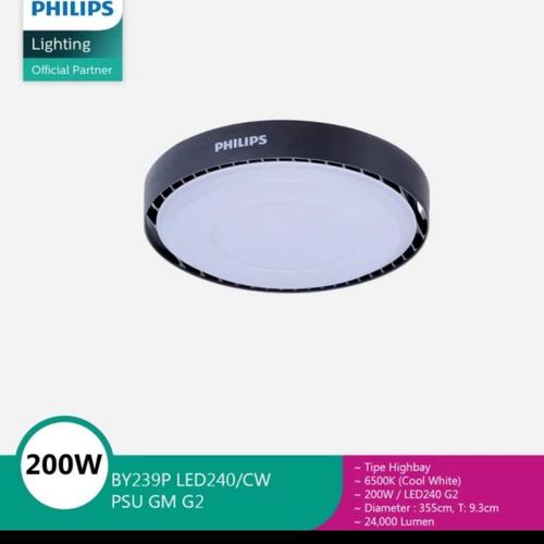 Jual lampu gantung sorot tembak highbay philip by229P 60 100 150 200 ...