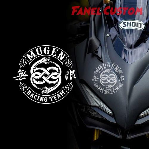 Jual STIKER MUGEN RACING TEAM CUTTING STICKER MOTOR MOBIL - Putih ...