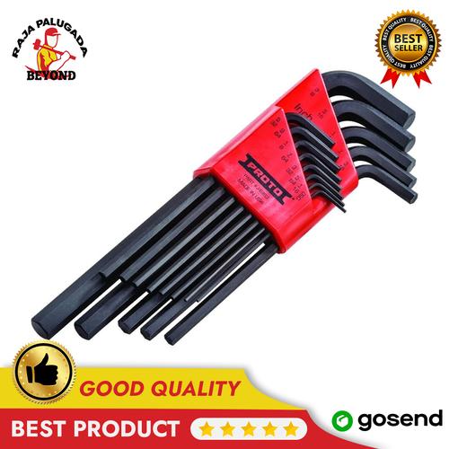 Jual PROTO Kunci L 13 Pieces SET J4983 / Hex Key Set: SAE, Long - Kota ...