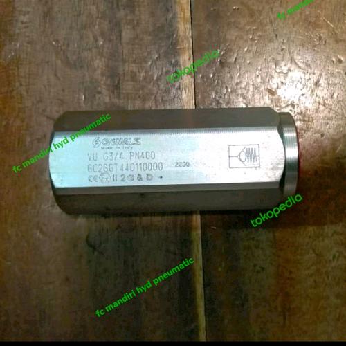 Jual INLINE CHECK VALVE GEMELS 1/4 INCH 500 BAR ITALY - Jakarta Barat ...