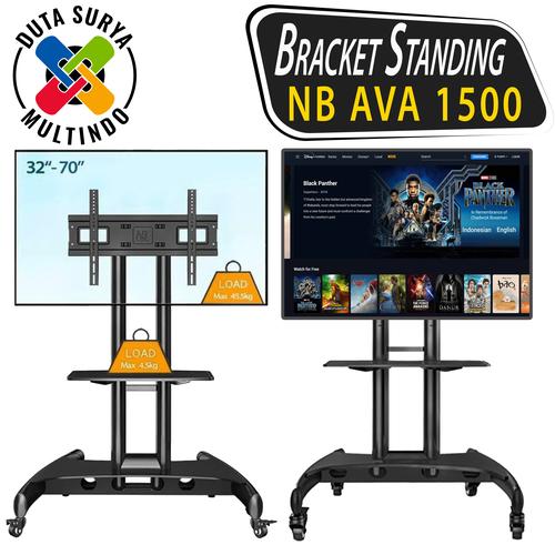 Jual bracket braket tv standing NB AVA 1500 32 40 43 49 50 55 60 65 75 ...