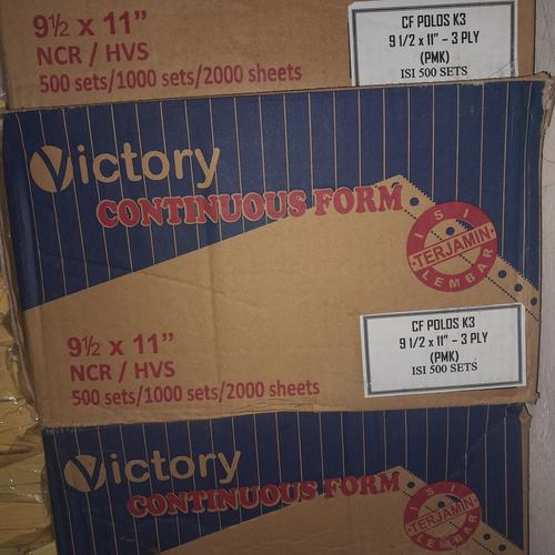Jual KERTAS KOMPUTER CONTINUOUS FORM 3 PLY NCR 9.5 X 11 WARNA PMK ...