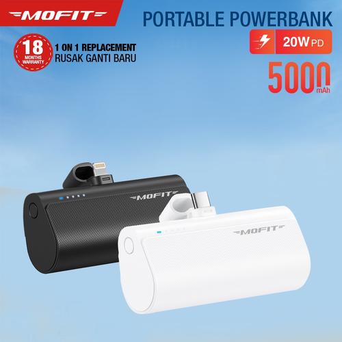 Jual Powerbank MOFIT CPD LPD Portable Mini 5000mAh PD 20 Watt + QC 3.0 ...