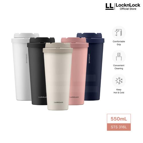Promo LocknLock One Touch Clip Tumbler 550ML - LHC3249 - Ivory ...