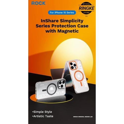 Jual Case iPhone 15 ROCK INSHARE SIMPLICITY Magsafe Casing iPhone 15 ...