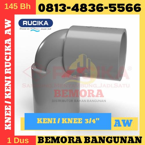 Jual Elbow rucika 3/4 inch aw pvc / knee pvc 3/4" aw (Harga Grosir 1 ...