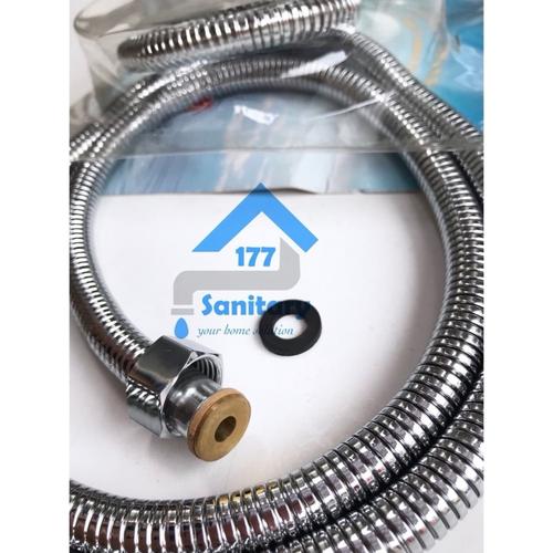 Jual Selang Shower Stainless Flexible 150 Cm PUTAR 360 Selang Air ...