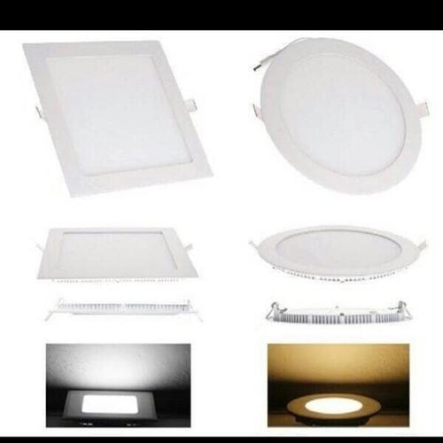 Jual lampu downlight led panel inbow 6w 12w 18w 24w dalam plafon gypsum ...