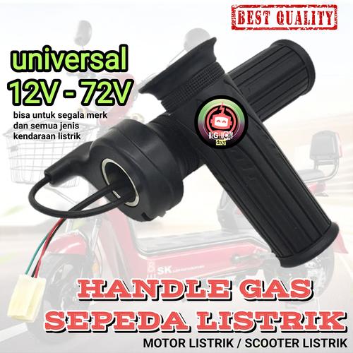 Jual handle gas universal sepeda listrik dan skuter elektrik throttle ...