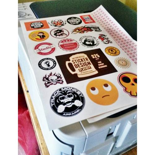 Jual Cetak Sticker Cromo/ Bontax /Glossy A4 - Kota Banjarmasin ...