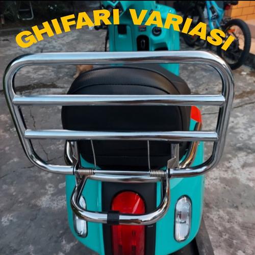 Jual Backrack fazzio / behel rak belakang yamaha fazzio - hitam polos ...