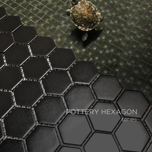 Jual Backsplash Tile Dapur Minimalis Type Venus Pottery Hexagon Maxi ...