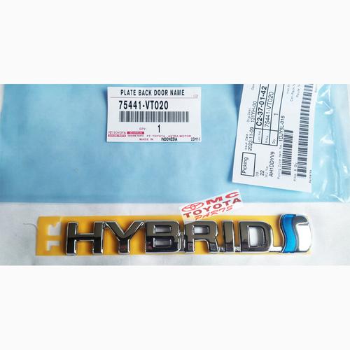 Jual Emblem Logo Bagasi Toyota HYBRID Innova Zenix 75441-VT020 - Kota ...