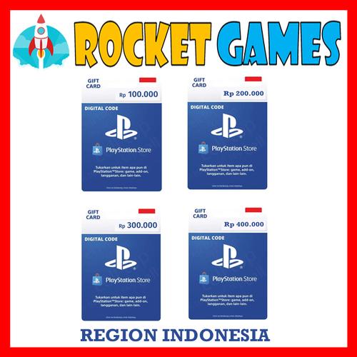 Jual PSN Playstation Gift Card Wallet 100RB 200RB 300RB 400RB REG INDO - RP 100RB - Jakarta ...