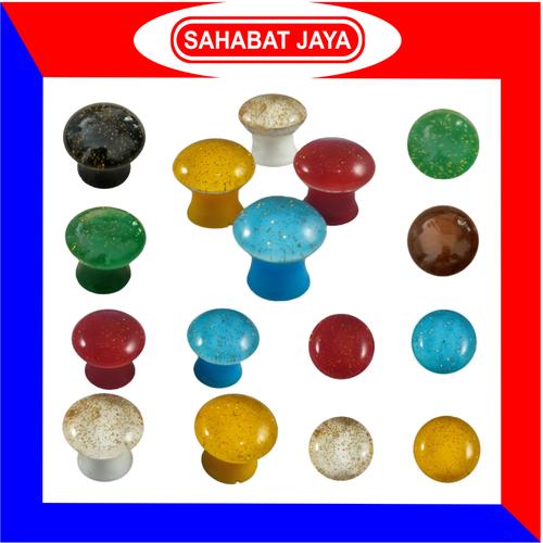 Jual Tarikan/Handle Knob/Knop Pintu Lemari/Laci Warna Pelangi Bintik ...