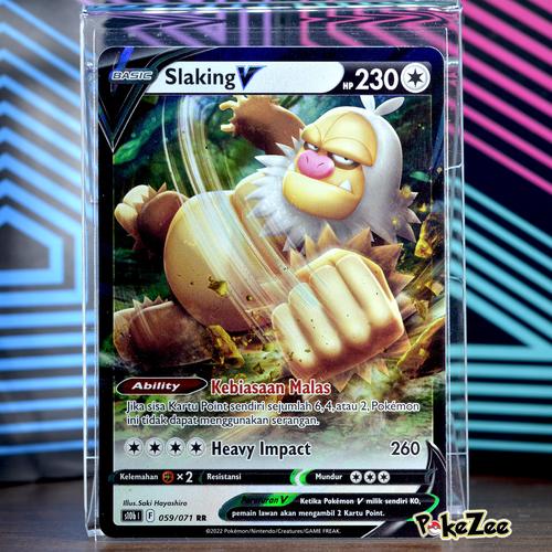Jual Slaking V RR s10b 059/071 Kartu Pokemon Indonesia TCG - Kota Depok - Pokezee | Tokopedia