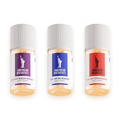 Jual NEW LIQUID AMERICAN BREAKFAST ICE OAT SERIES LIQUID SALT NIC 30ML ...