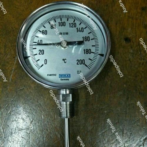 Jual Wika Temperature Gauge size 4 inch Range 60, 120, 200, 300 Deg ...