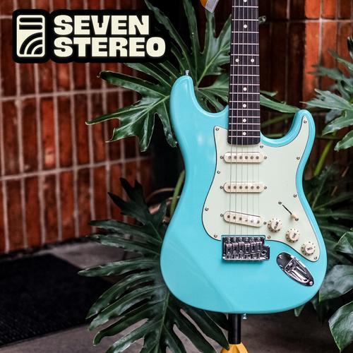 Jual Oscar Schmidt By Washburn OS30 OS-30 Stratocaster 3/4 Surf Green ...