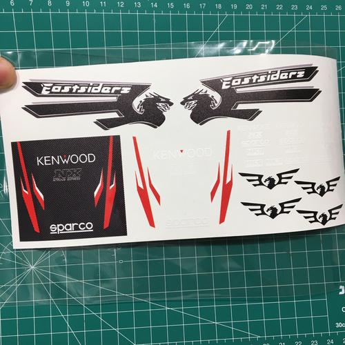 Jual Sticker Decal Mini RC Drift Livery Edie NFS Underground 1/28 1/24 ...