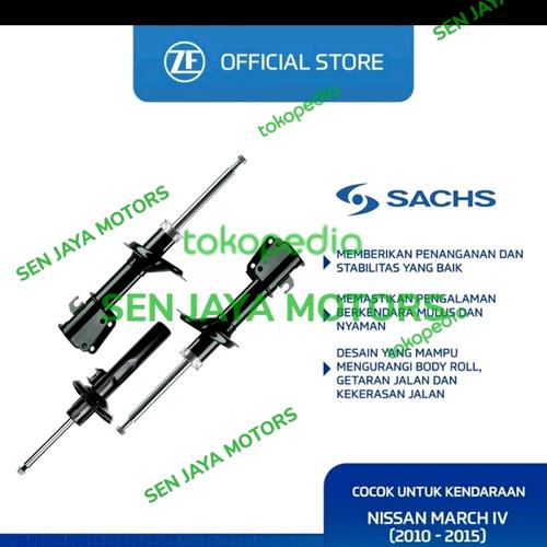 Jual Shockbreaker Nissan March Depan+Belakang Merk SACHS Original - Jakarta Utara - SEN JAYA ...