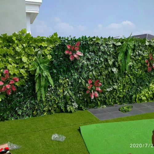 Jual Vertical Garden Berbagai Jenis Bunga Sintetis Hiasan Dinding Taman ...