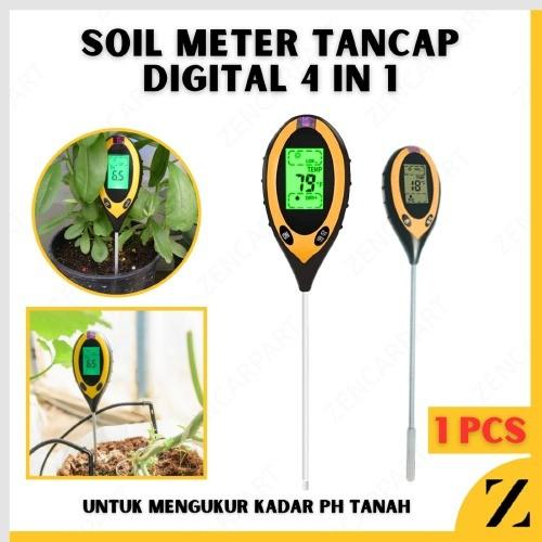 Jual Soil Analyzer Digital Meter 4 in 1 Alat Cek Temperature Ph Soil ...