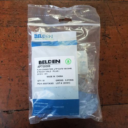 Jual Konektor Belden RJ45 CAT 6 Eceran/ Connector RJ45 CAT6 Belden ...