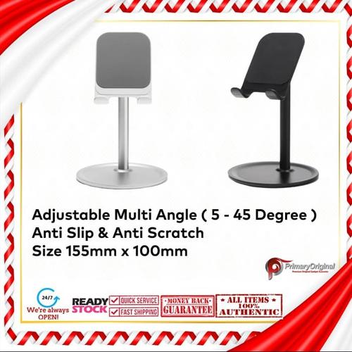 Jual Holder Stand HP Meja Alumunium Alloy Holder Multi Angle Phone ...