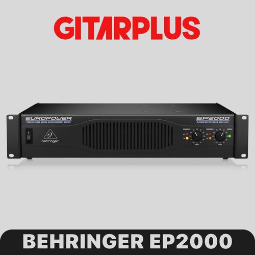 Jual BEHRINGER EUROPOWER EP2000 2000W Stereo Power Amplifier with ATR ...