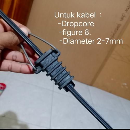 Promo penjepit kabel Fig-8 FO, 1-6 core/dropcore/ fkabel CCTV - Kota ...