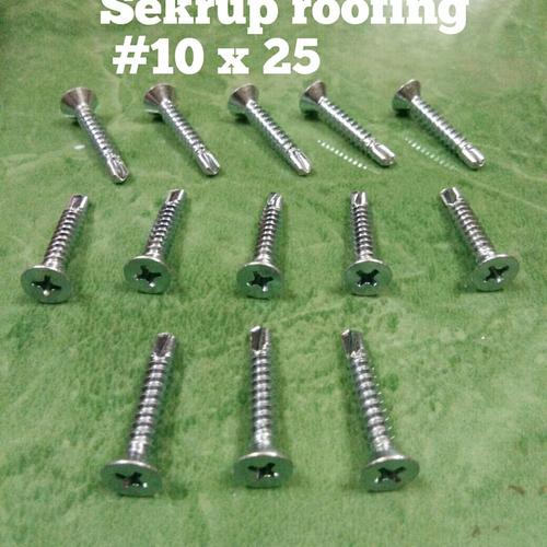 Jual SEKRUP BAUT ROOFING BAJA RINGAN #10 x 25 (kepala mata obeng + ) SDS - Jakarta Barat - TK ...