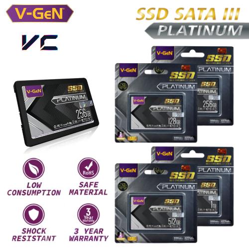 Jual VGEN PLATINUM SSD 128GB 256GB 512GB 1TB SATA3 V-GEN 2.5" SATA III ...