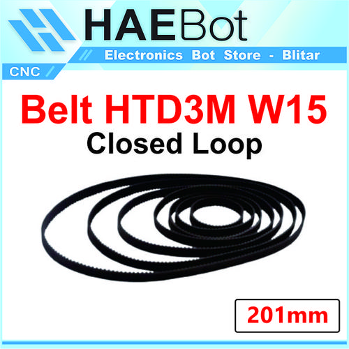 Jual [HAEBOT] Belt HTD3M Closed loop 15mm Closed Loop W15 CNC 3D Printer - 201mm - Kota Blitar ...