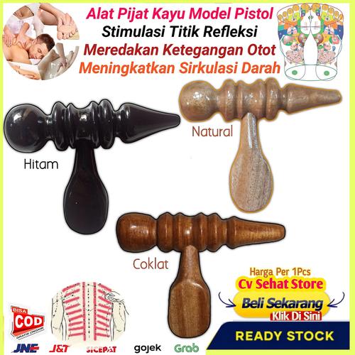 Promo Alat Pijat Kayu Refleksi Kaki Terapi Tangan Kerokan Masuk Angin ...